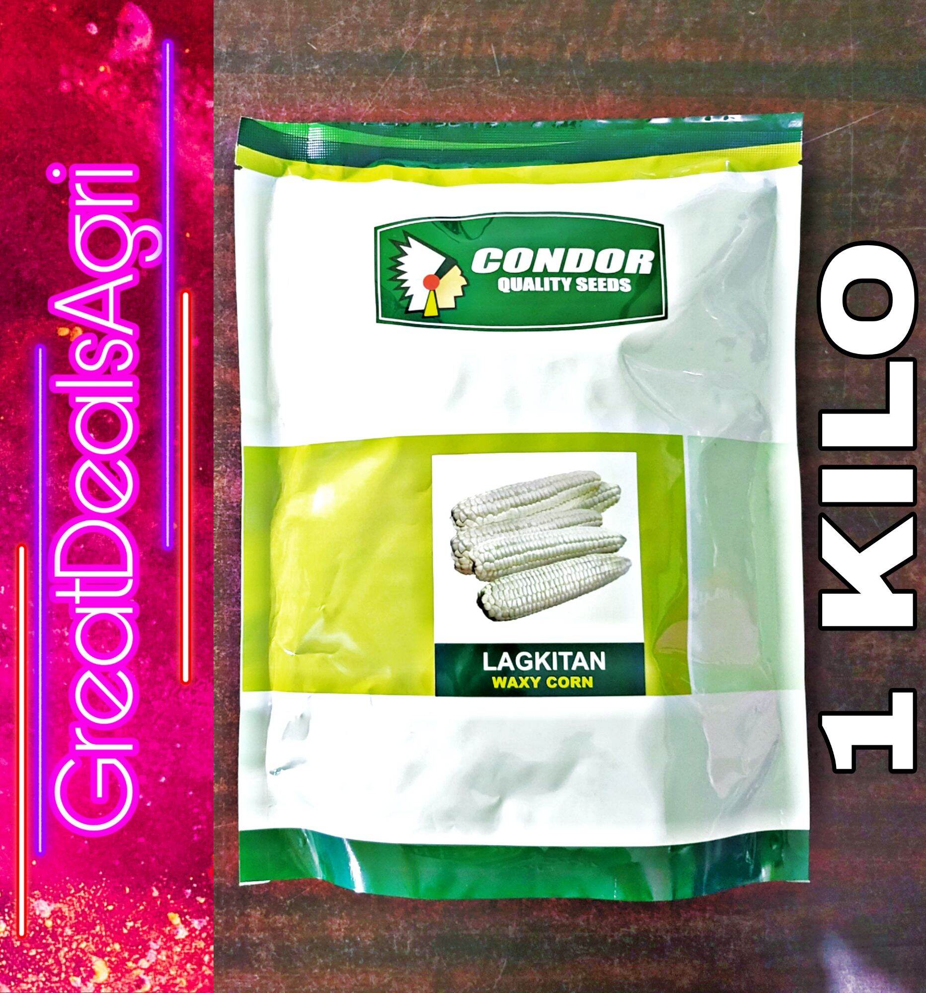LAGKITAN CORN OPV WAXY CORN (1 KILO) CONDOR SEEDS | Lazada PH