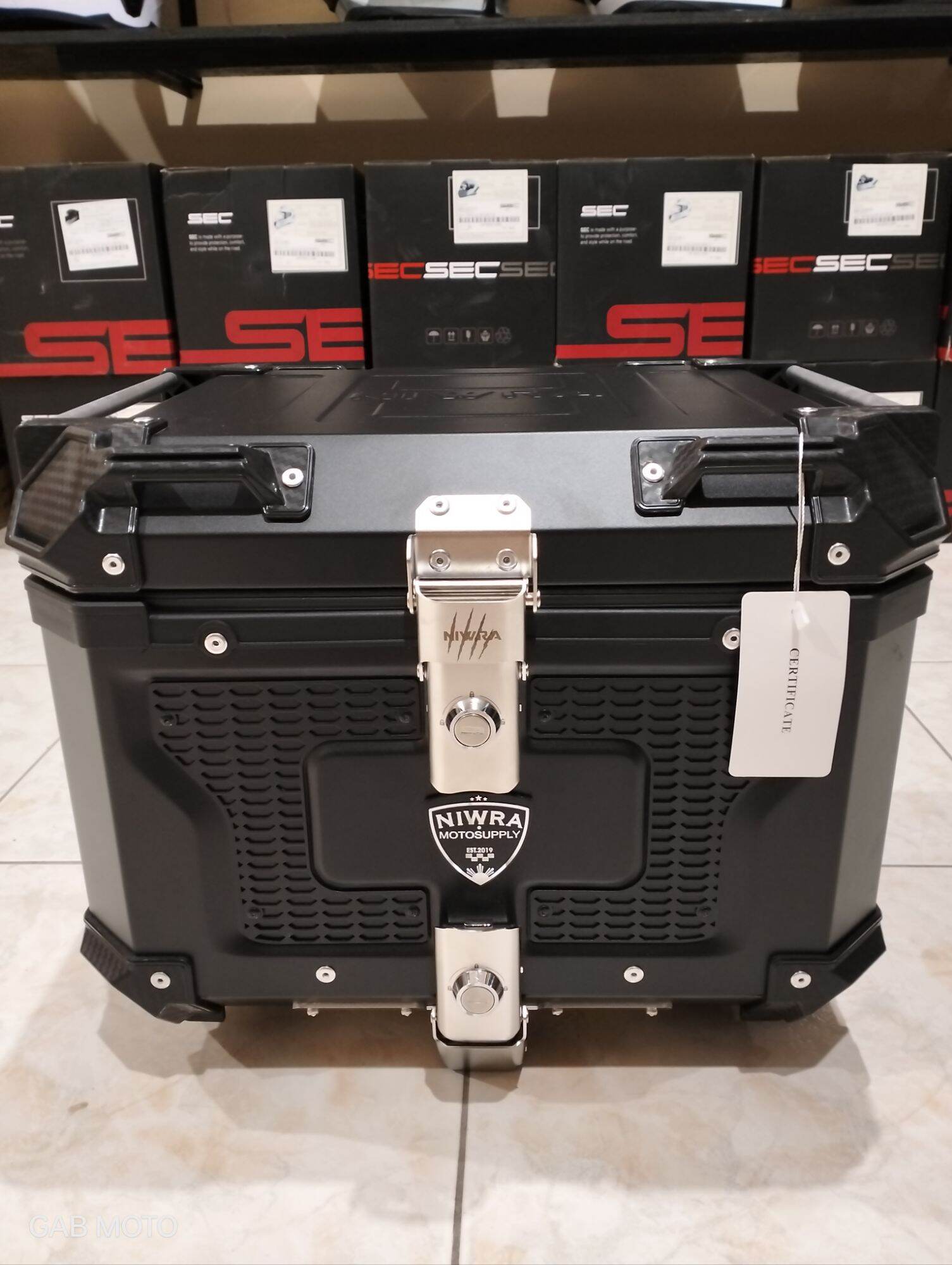 45 LITERS NIWRA RAPTOR ALLOY TOPBOX | Lazada PH