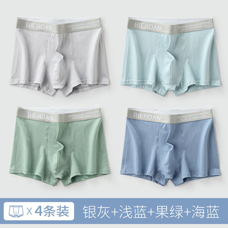 Teenager Pure Cotton Knicker Boy Boxer 13-Year-Old Development 12 Junior High School Students ...