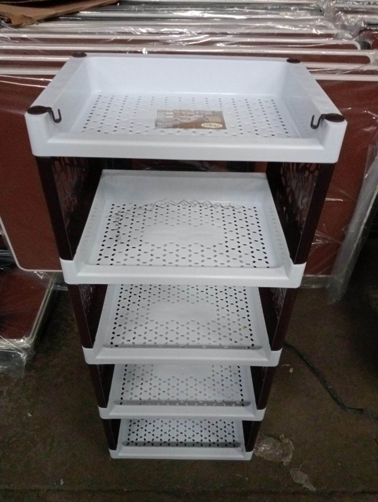 5 LAYERS MULTIPURPOSE RACK/UTILITY RACK ORGANIZER with WHEELS 5400W ...