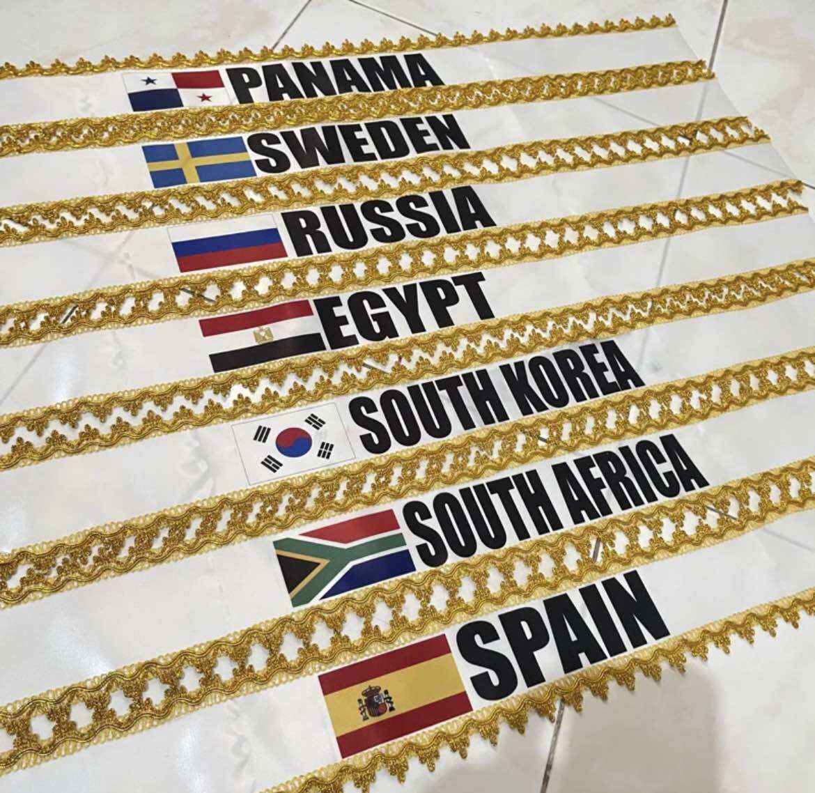 UNITED NATION SASH (FRONT SASH) | Lazada PH