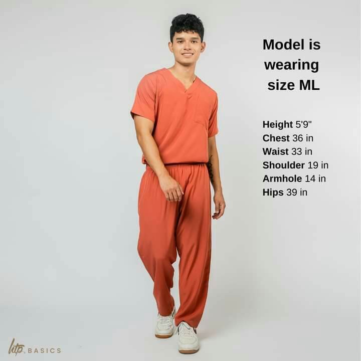 HTP Basics 5 Pocket Unifit Scrub Suit (Unisex) | HTP Basics Scrub Suit ...