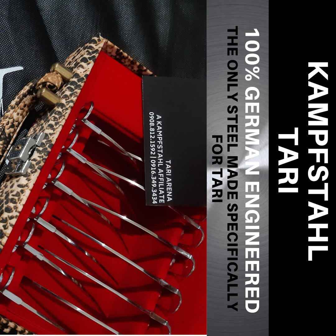 TARI - KAMPFSTAHL STEEL ︎ 12 PCS W/ TARI BOX ︎ NICKEL CHROME ︎ WITH ...