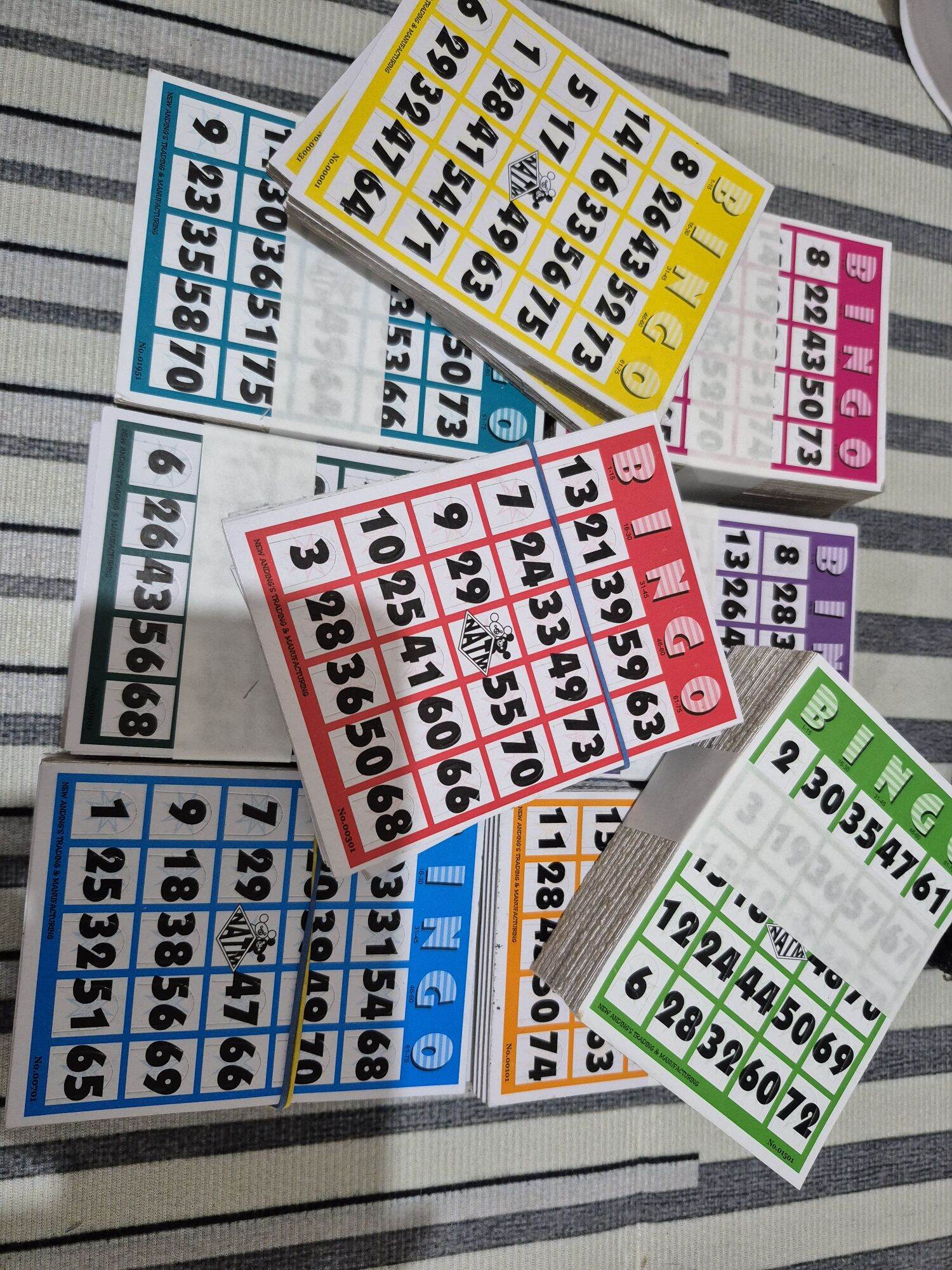 Bingo cards (natutupi) flip type | Lazada PH
