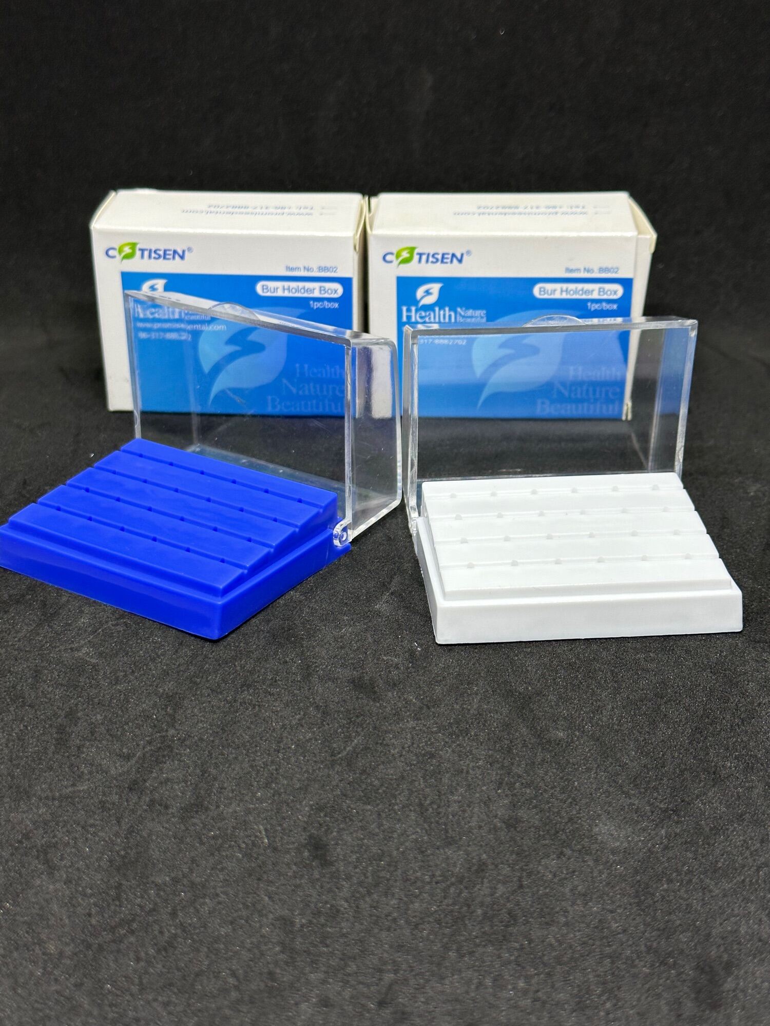 Autoclavable plastic bur holder dental 24 holes and 60 holes for ...