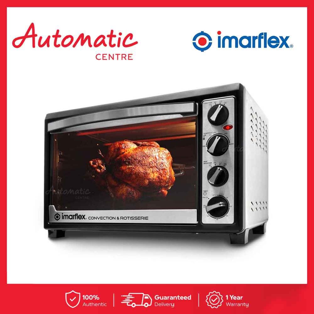 Imarflex IT 480CRS 48 Liters 3-in-1 Convection Oven with Rotisserie | Lazada PH
