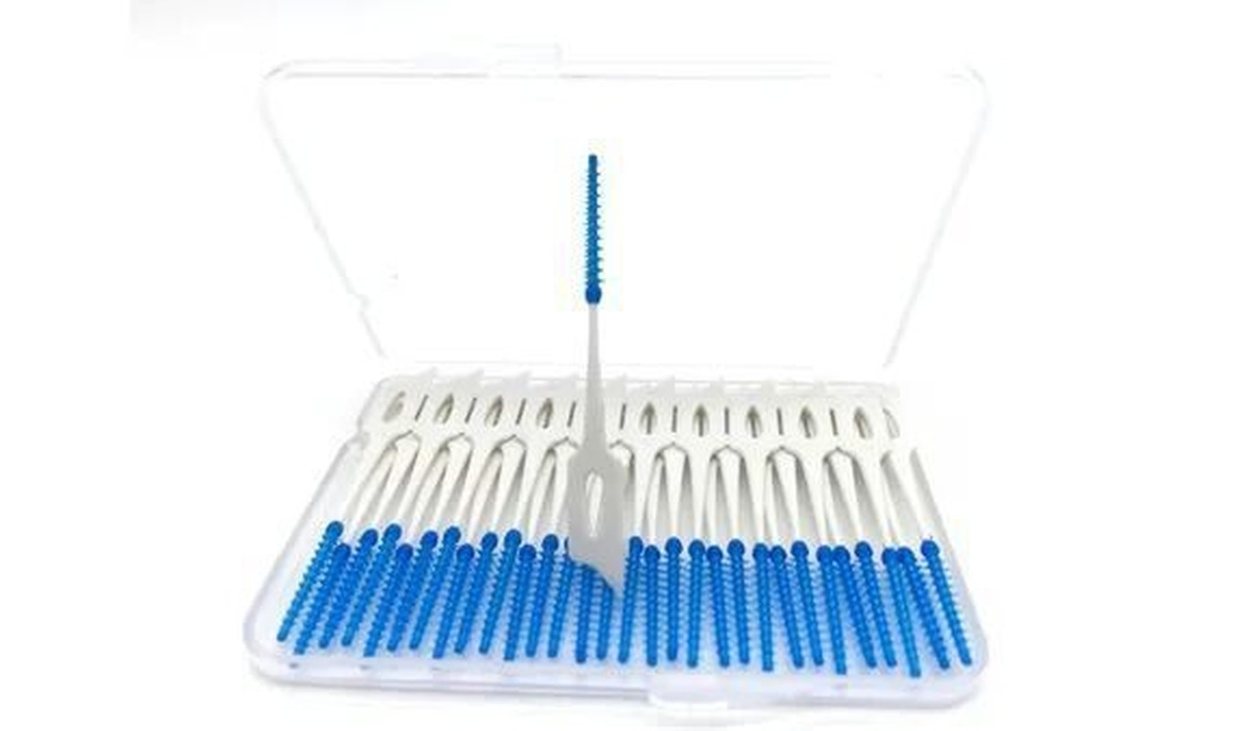 40pcs/box Interdental brush Orthodontic brush Cleaning Teeth Gaps Oral ...