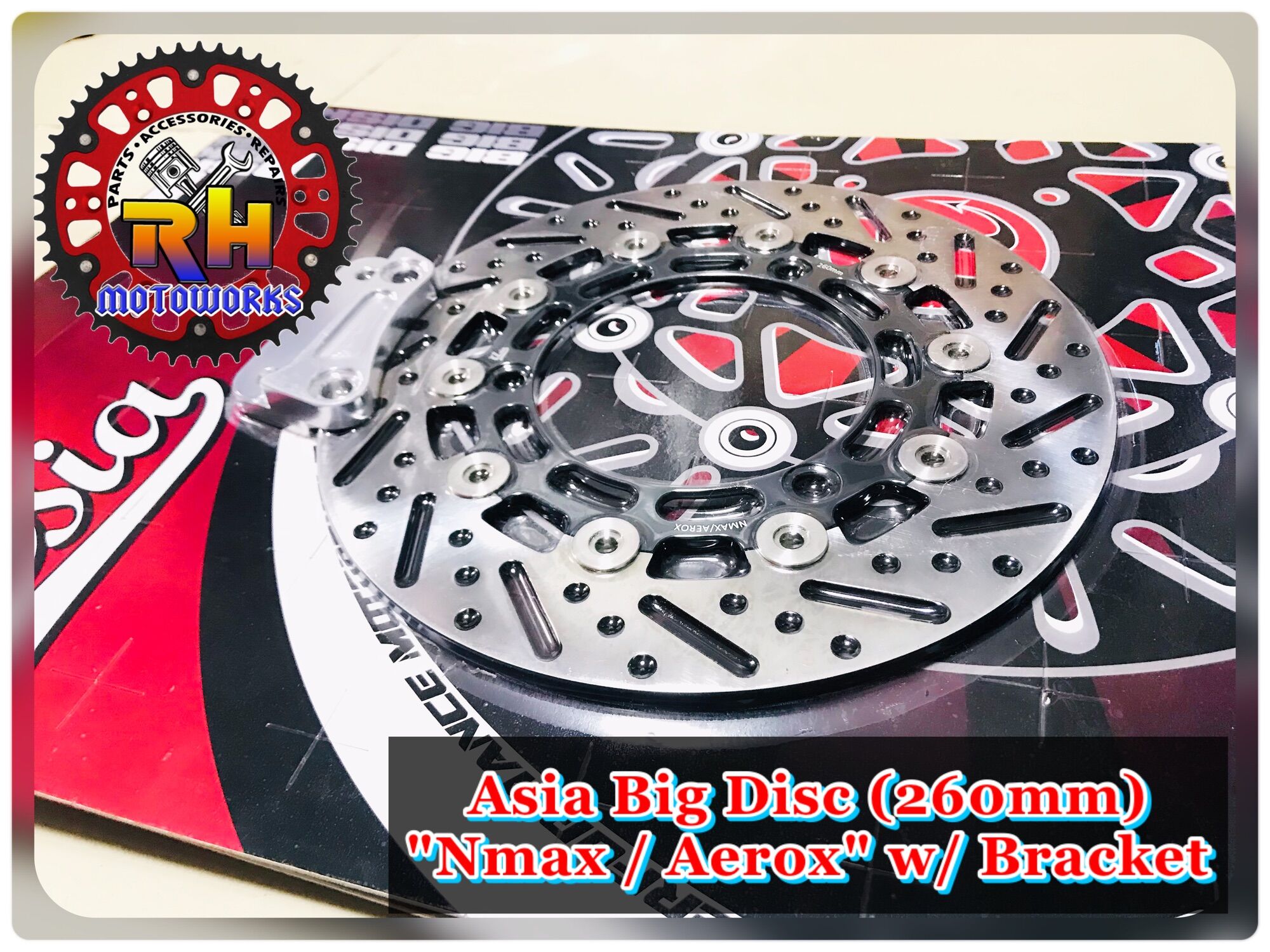 Asia Big Disc for Aerox/ Nmax (260mm) with Bracket | Lazada PH