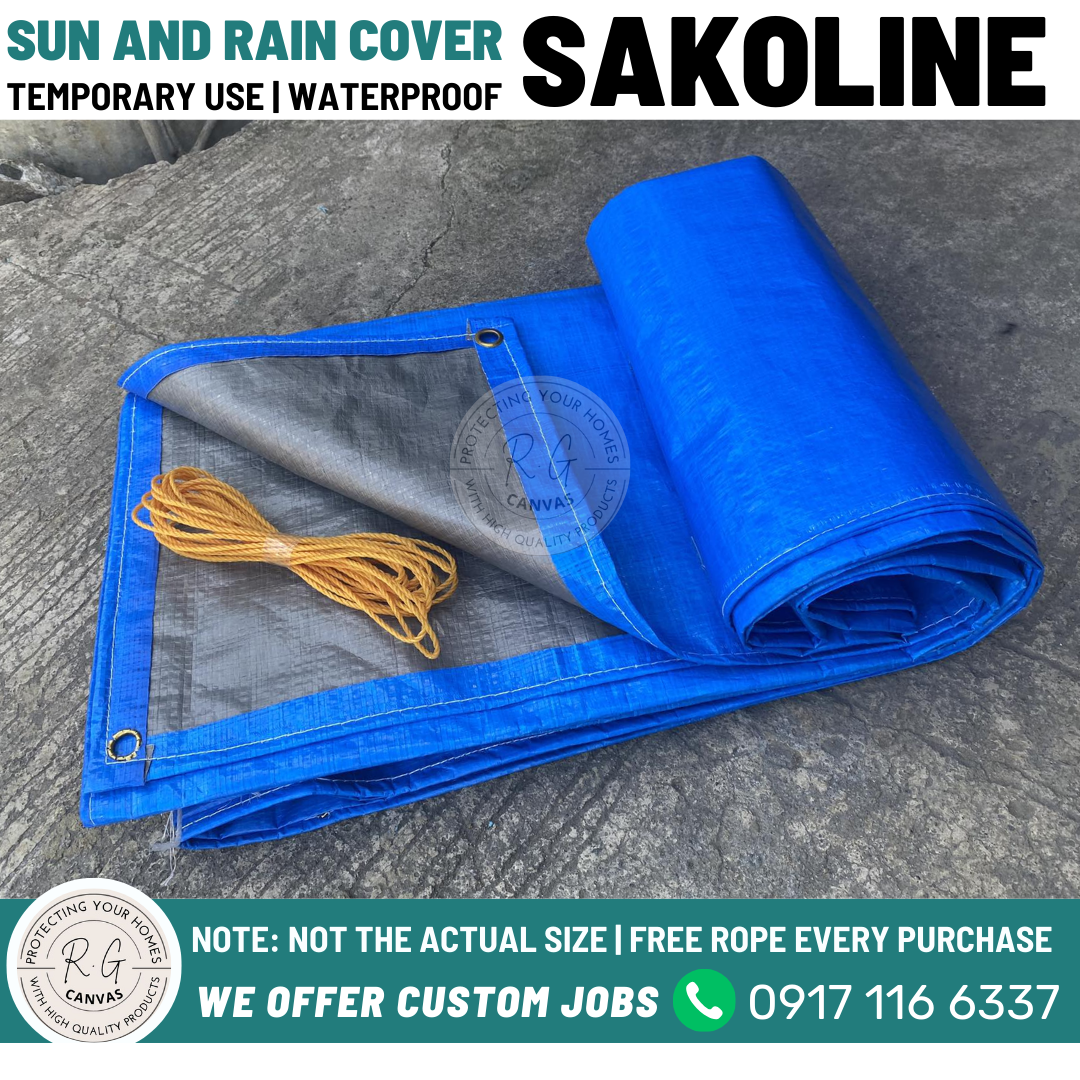 LIMITED STOCKS! 8x5ft HIGH QUALITY SAKOLINE 100% WATERPROOF TRAPAL LONA ...