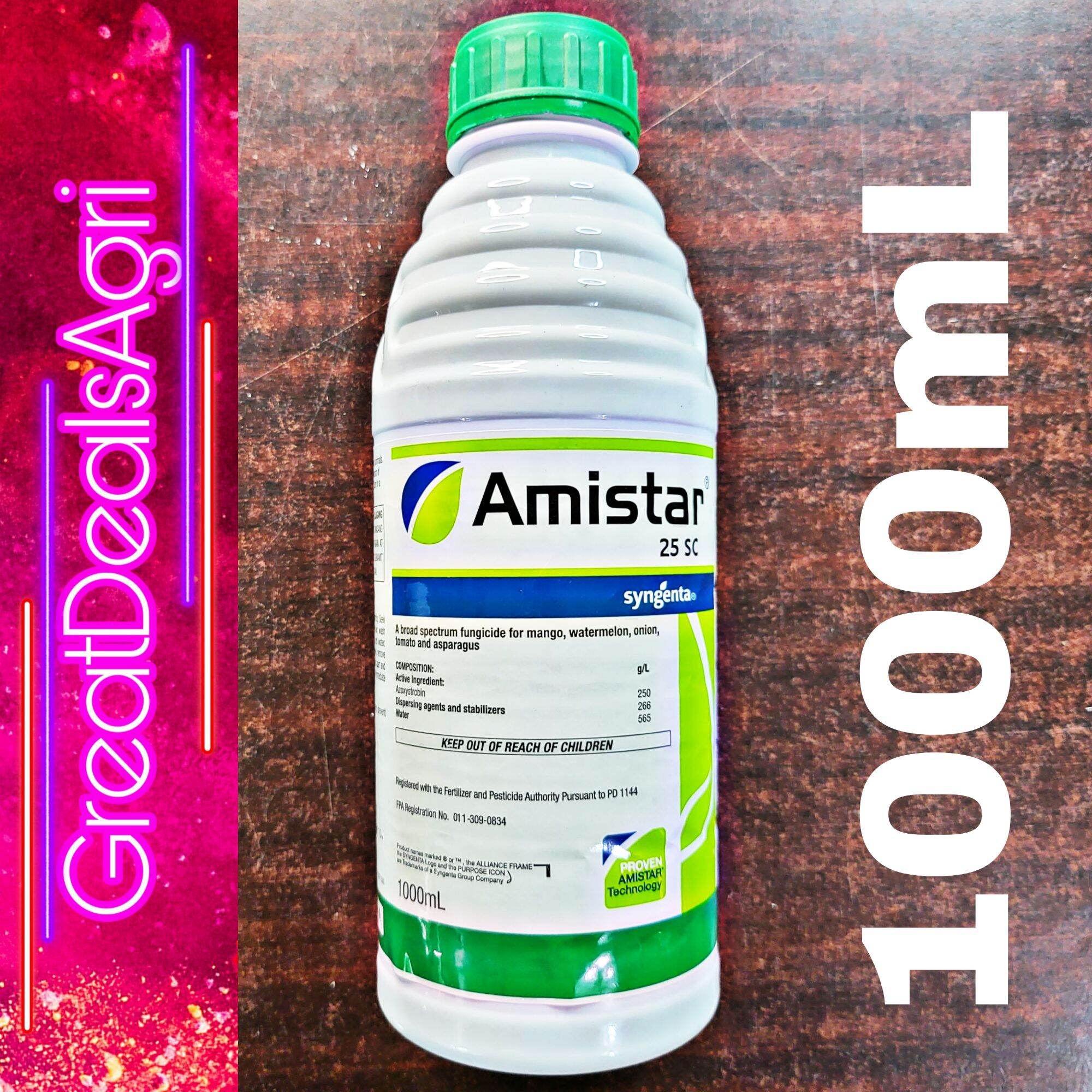 AMISTAR 25 SC AZOXYSTROBIN SYSTEMIC FUNGICIDE (1 LITER) BY SYNGENTA ...