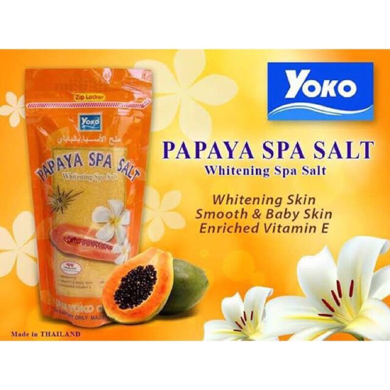 PAPAYA Spa Salt Yoko Bath Enriched Vitamin E (300g) | Lazada PH