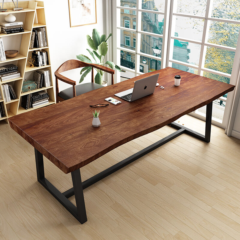 American-Style Solid Wood Desk Office Computer Desk Writing Table and ...