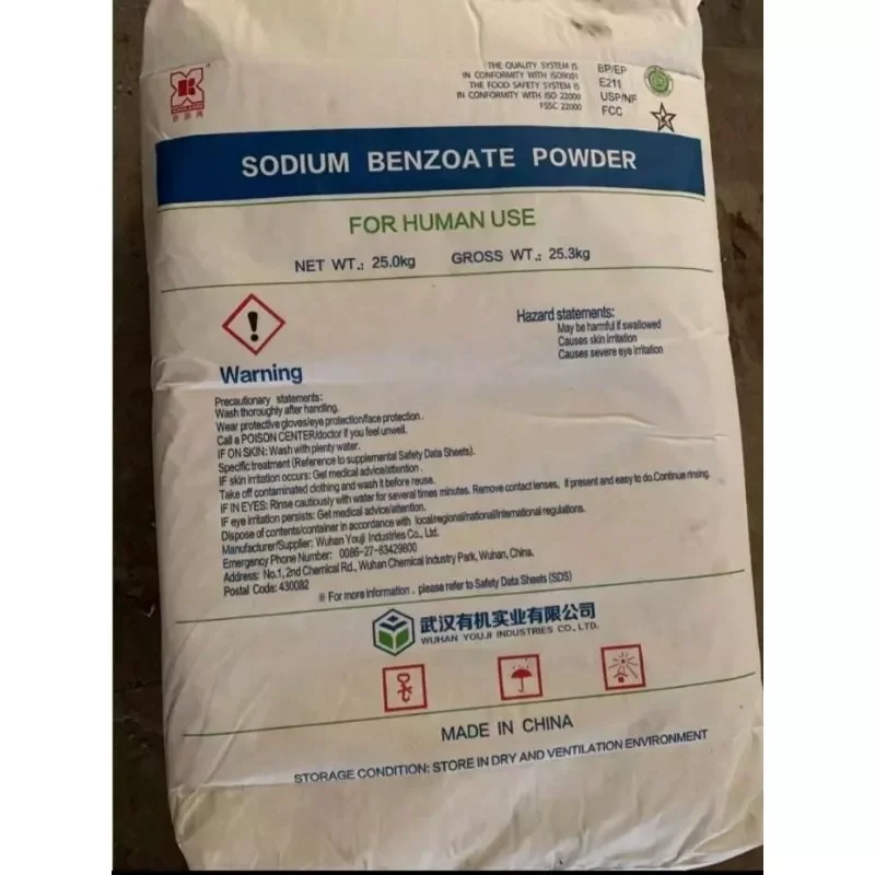 Sodium Benzoate "Wuhan" China, 25 kgs. / bag (Food Preservatives ...