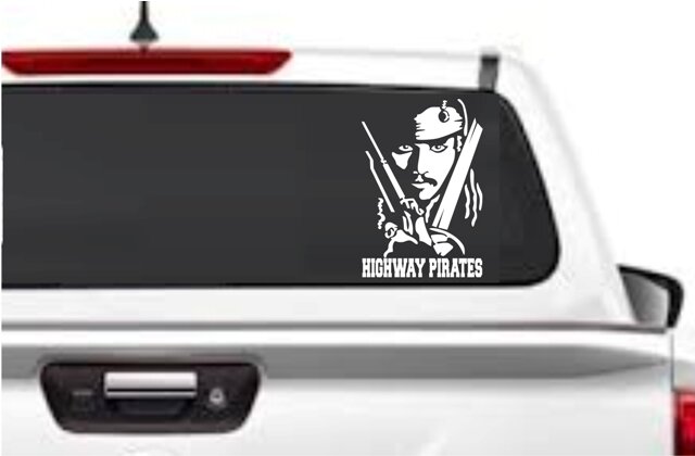 Nissan Navara Calibre Highway Pirates Sticker Design | Lazada PH