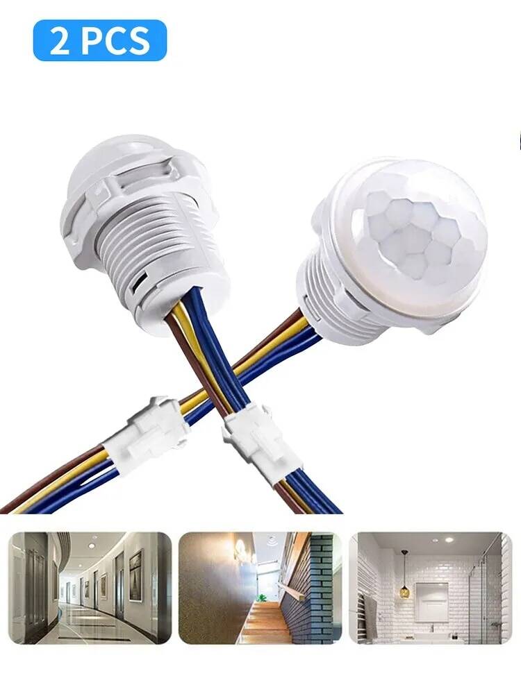 Light Motion Sencor Switch AC 220V 110V PIR Movement Detector Automatic ...