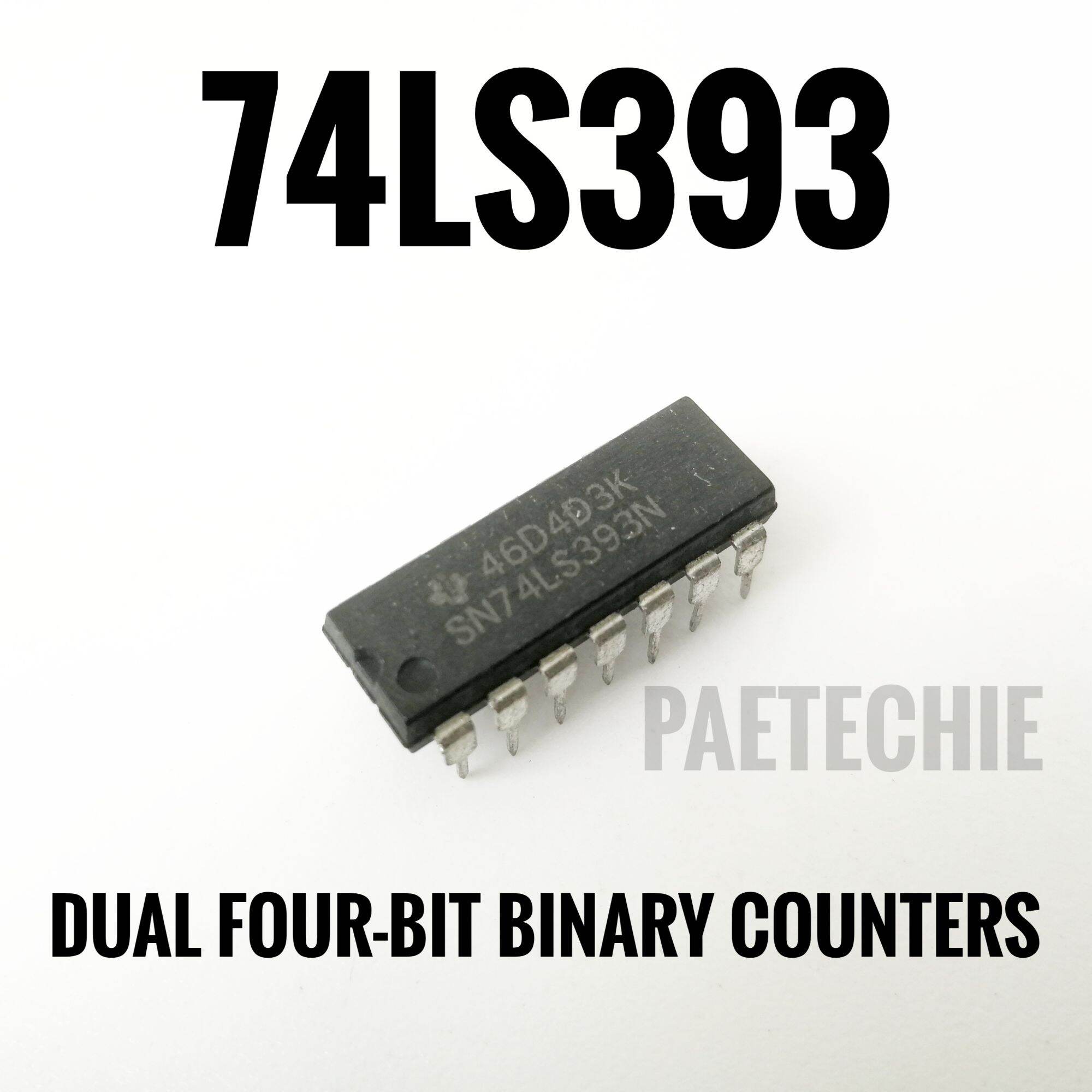74LS393 74393 SN74LS393N Dual 4-Bit Binary Counter IC | Lazada PH