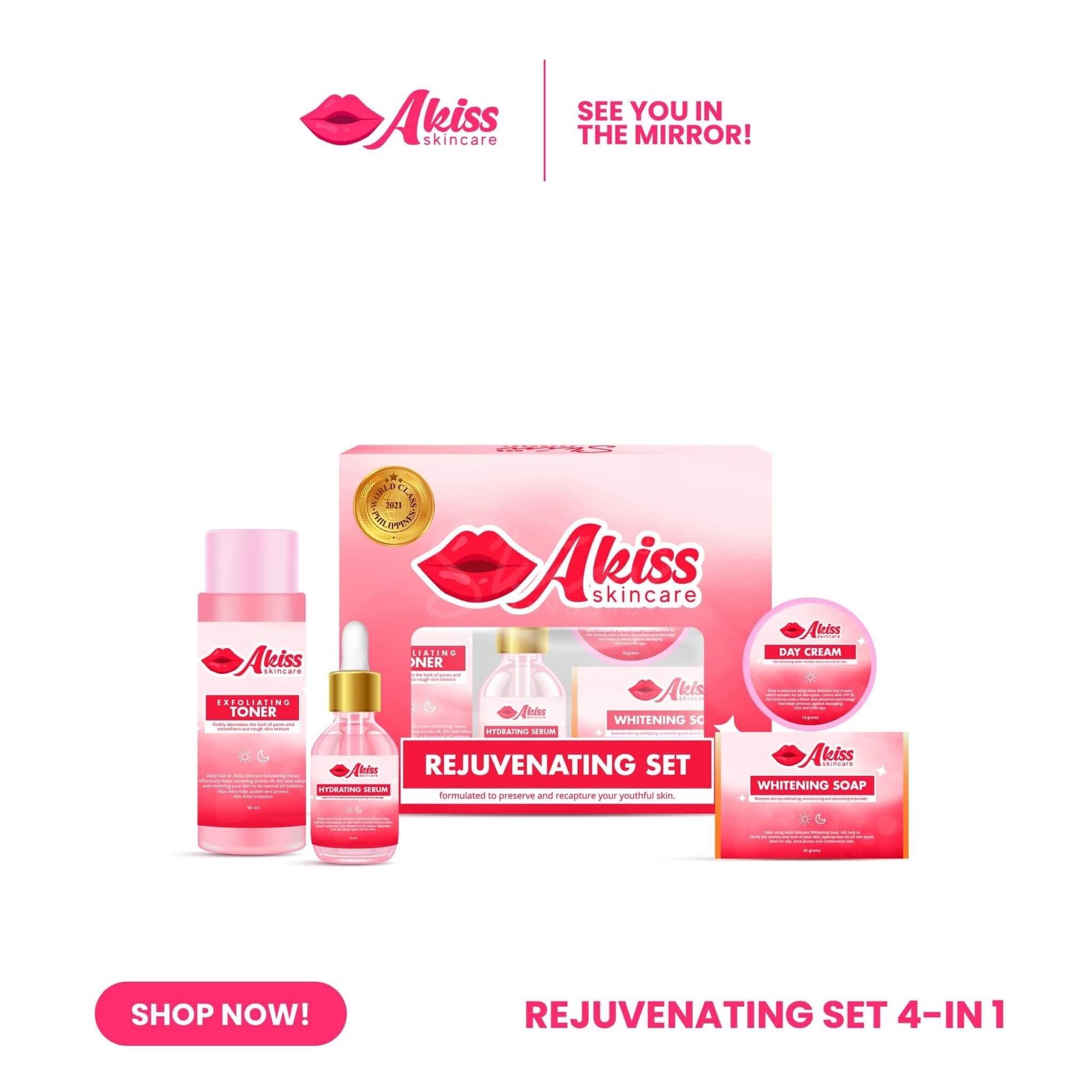 AKISS REJUVENATING SET 4in1 RETAIL (NEW PACKAGING!) | Lazada PH
