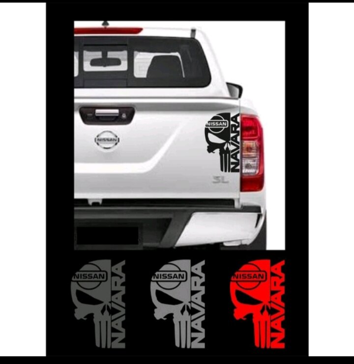 Punisher Sticker for Nissan Navara Tailgate | Lazada PH