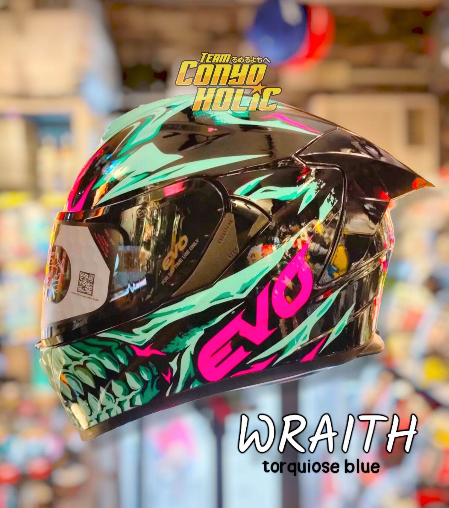 Evo Gt Pro Wraith Helmet Full Face Dual Visor | Lazada PH