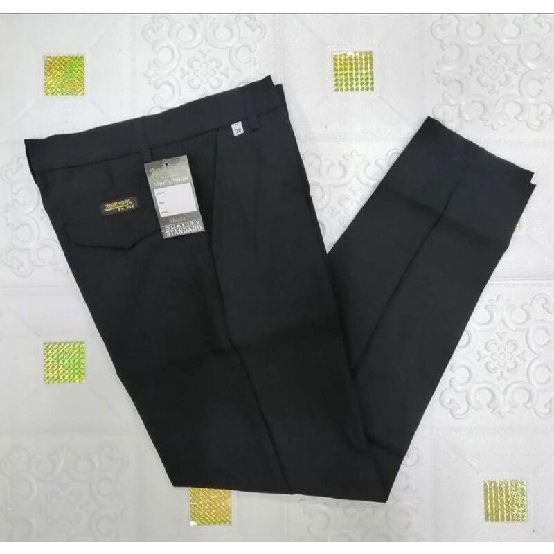 WELL OFF SLACKS FOR MEN(BLACK & NAVY BLUE & KHAKIE) | Lazada PH