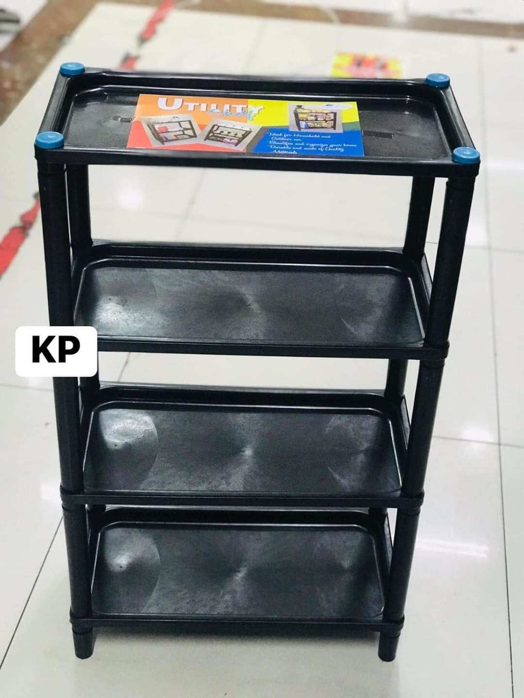 4 Layer Mini Utility Rack Black Only Good Quality | Lazada PH