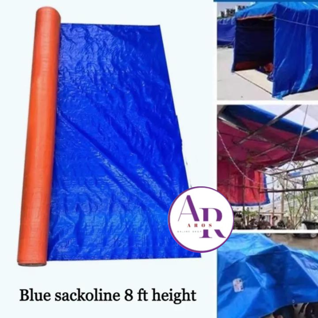 8ft taas Sako Lona MAKAPAL Blue Orange Super Laminated Per Meter sa ...