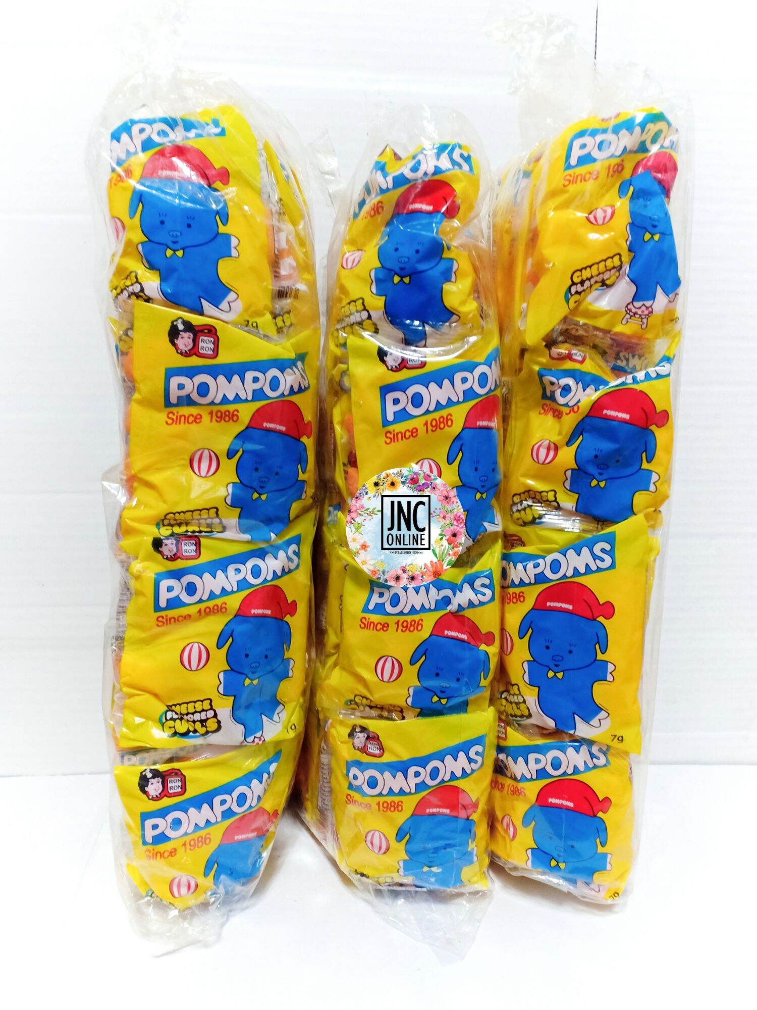 3-in-1 Pack | Assorted Pinoy 90s Chichirya Snack Pompoms Vinegar Pusit ...