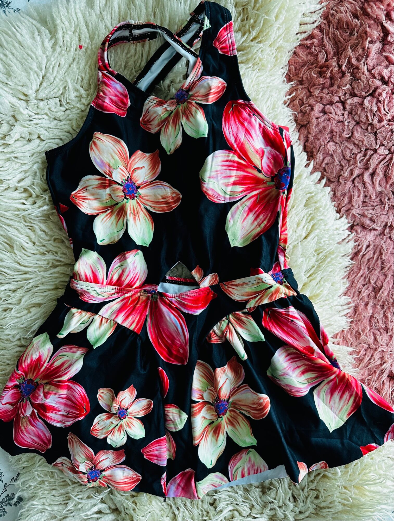 Floral Palda/Short Swimwear S | Lazada PH