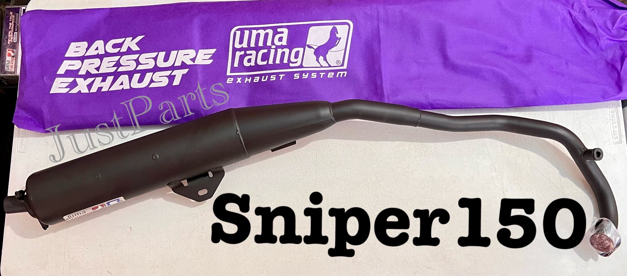 UMA RACING BACKPRESSURE MUFFLER EXHAUST PIPE V2 SNIPER KING | Lazada PH