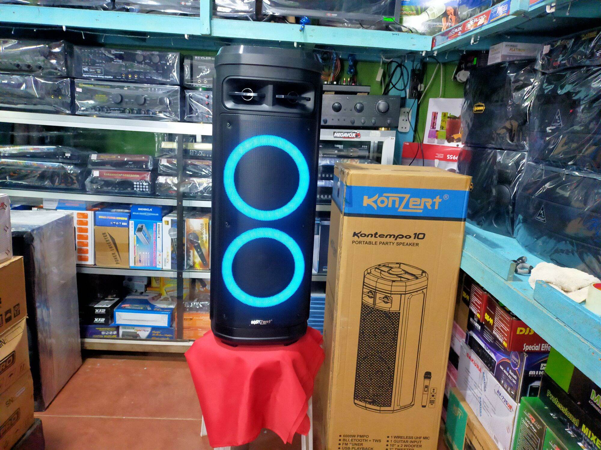 KONZERT KONTEMPO 10 PORTABLE PARTY SPEAKER | Lazada PH