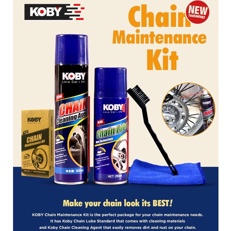 Koby Chain Cleaner Maintenance Kit Premium Quality | Lazada PH