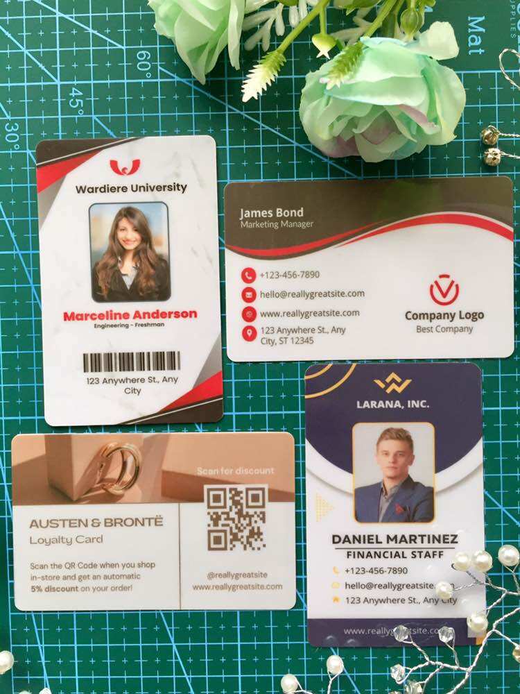 PVC ID | Student ID, employee ID, membership card, discount card ...