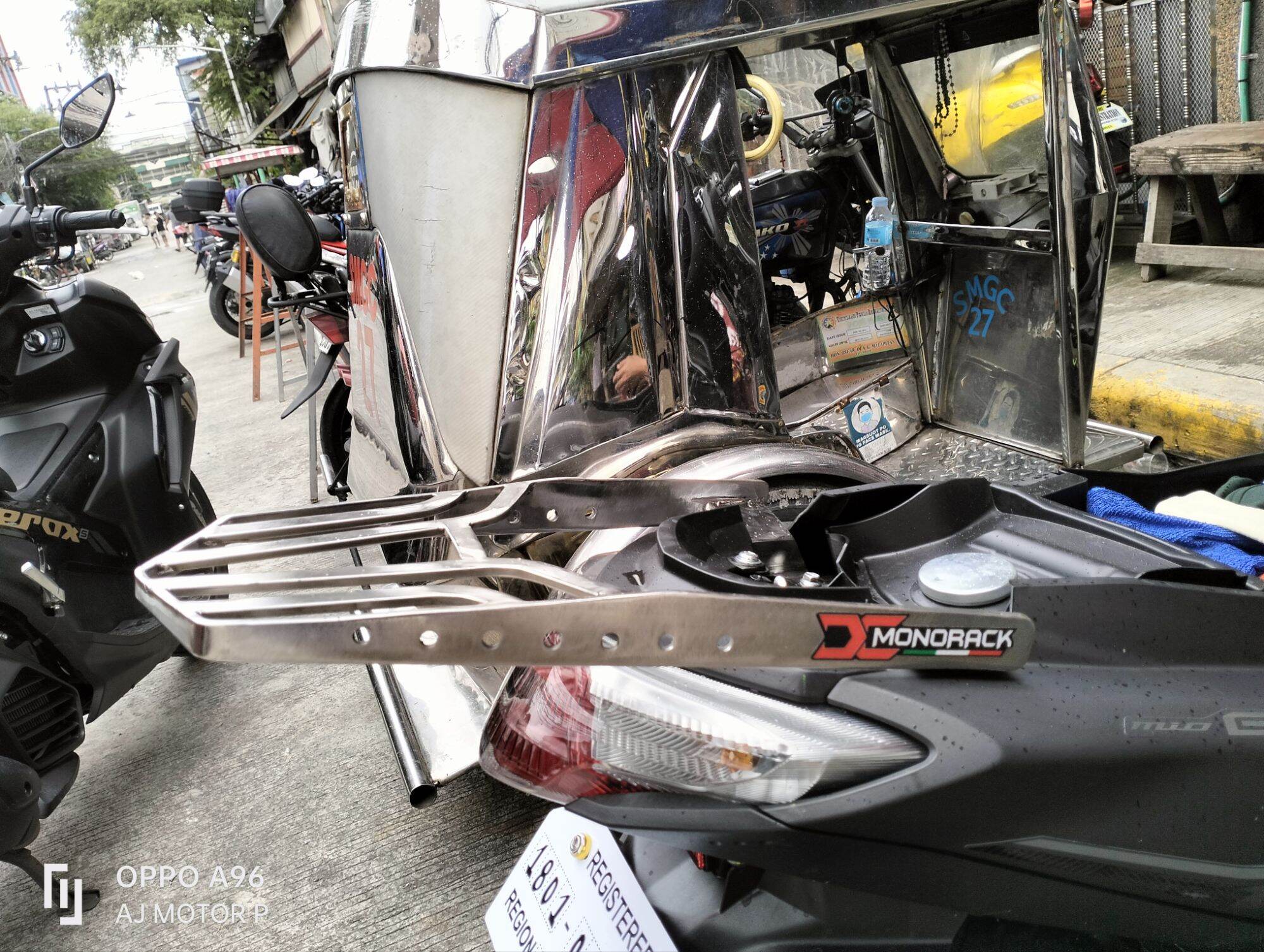 MIO GEAR 125 DC MONORACK STAINLESS BRACKET 304 | Lazada PH