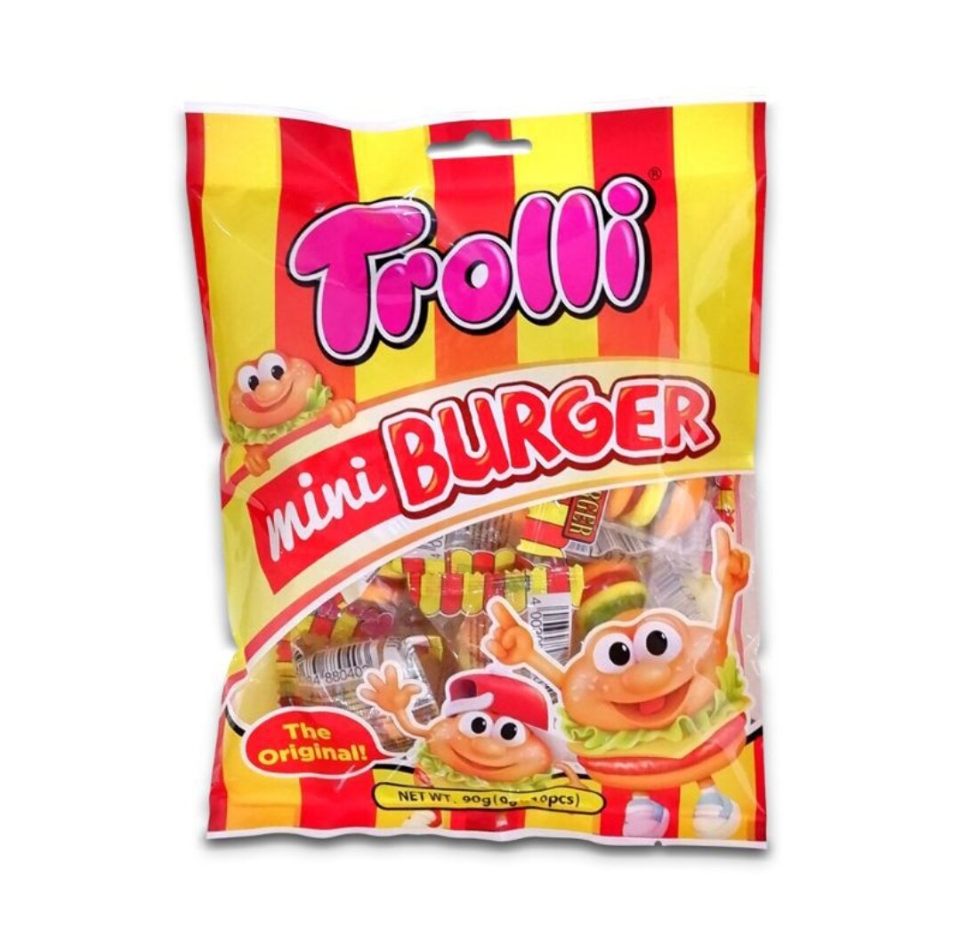 Trolli Mini Burger Gummi Candy -90g | Lazada PH