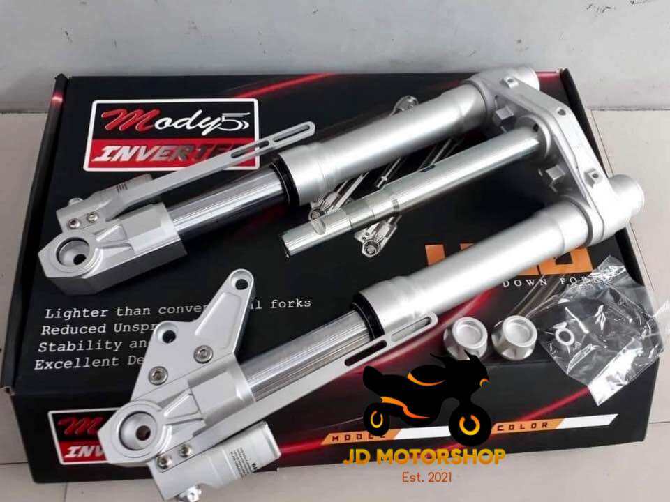 Mody5 Inverted Front Shock with Full CNC Wide Tpost for Sniper 150 / ...