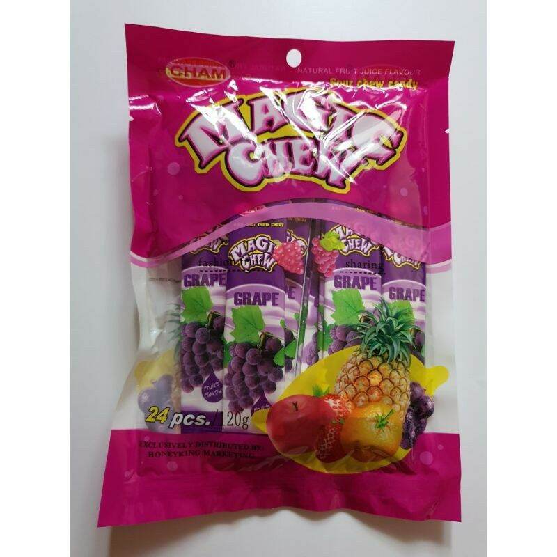 magic chew cham candy for lootbag filler and paninda 24pcs | Lazada PH