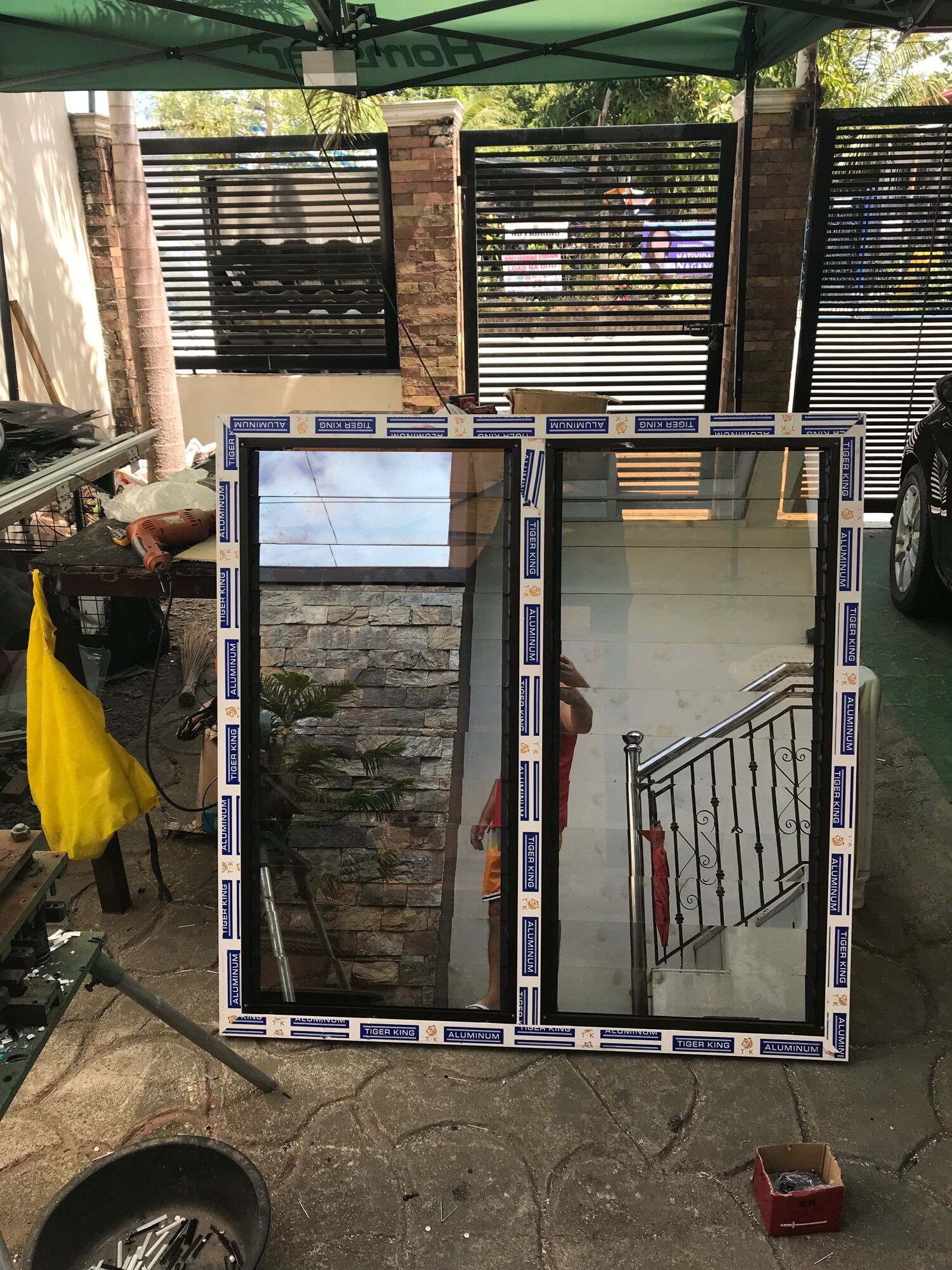 120cm x 120cm aluminum jalouplus window | Lazada PH