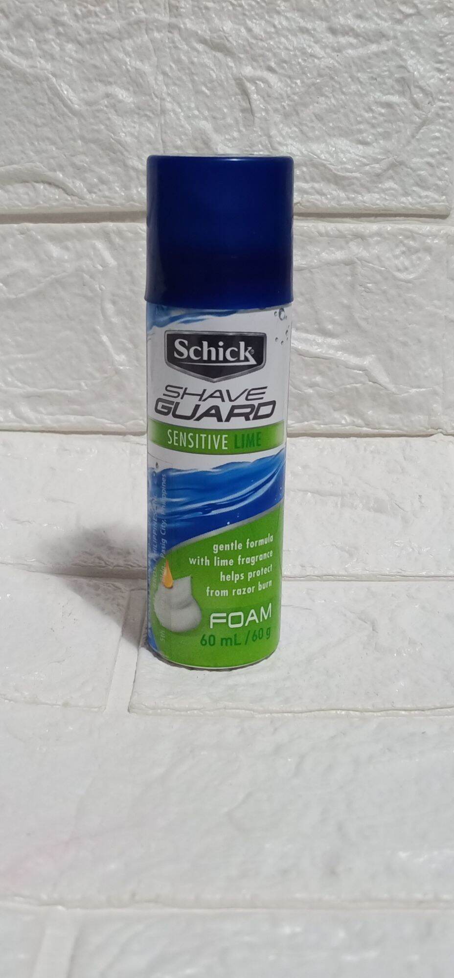 Schick SHAVE GUARD Sale! 70% off! Sensitive Lime (FOAM)(60ml) | Lazada PH