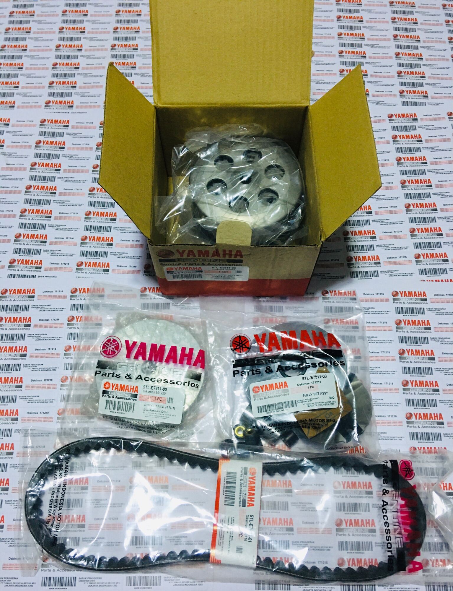 CVT set stock for Mio sporty, mio soul, nouvo, fino, mio soul 115 ...