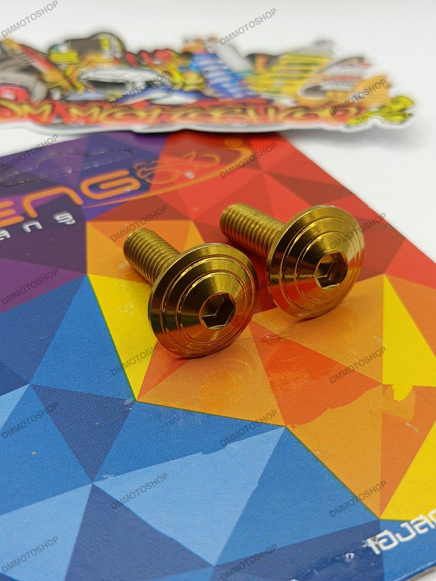 1 Set HENG Gold/White Bolts for Heat Guard and Exhaust Pipe - Genio ...