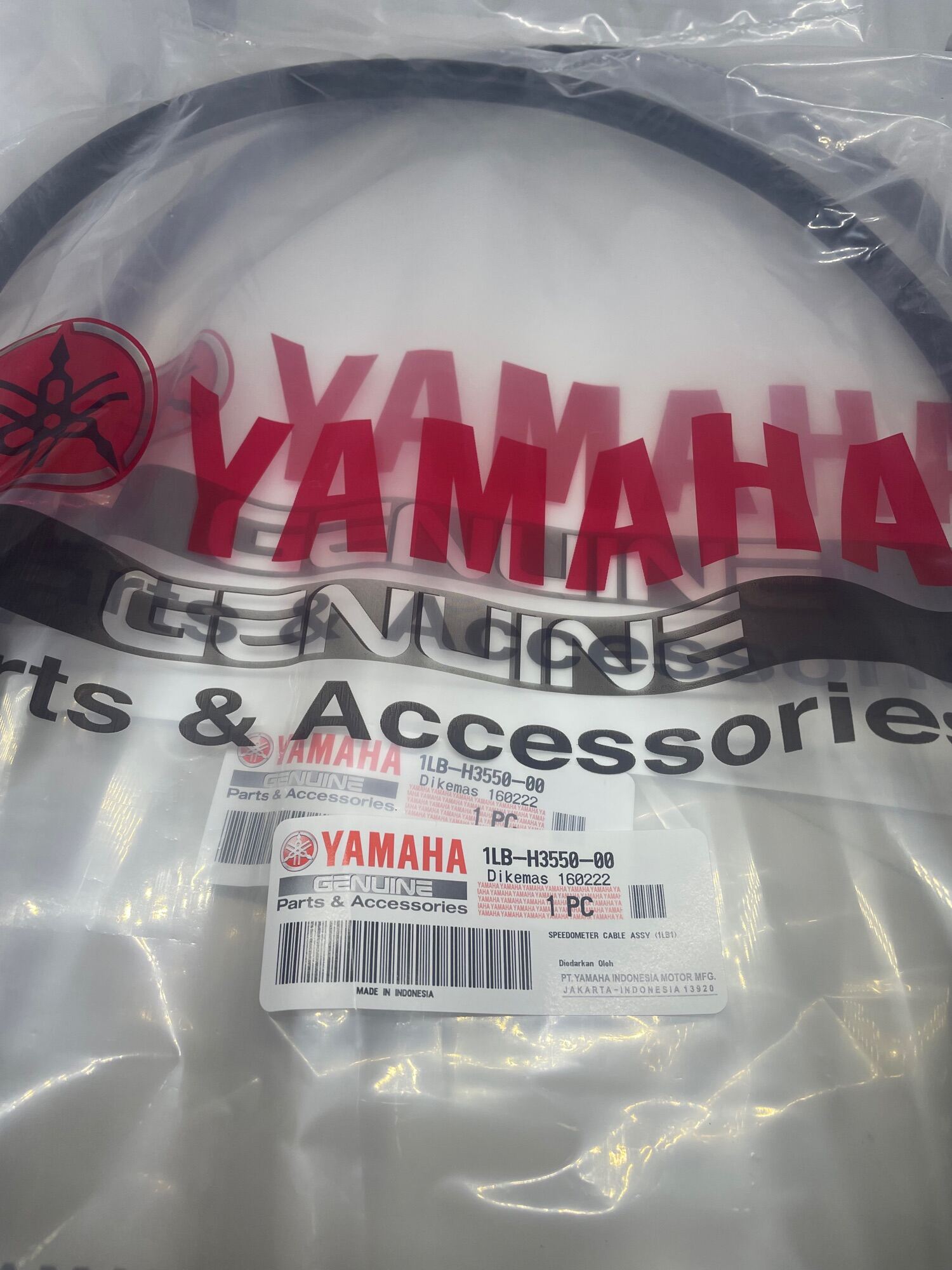 SPEEDOMETER CABLE Mio MX125/MXi/MIO i/M3 1LB-H3550-00 Yamaha Genuine ...