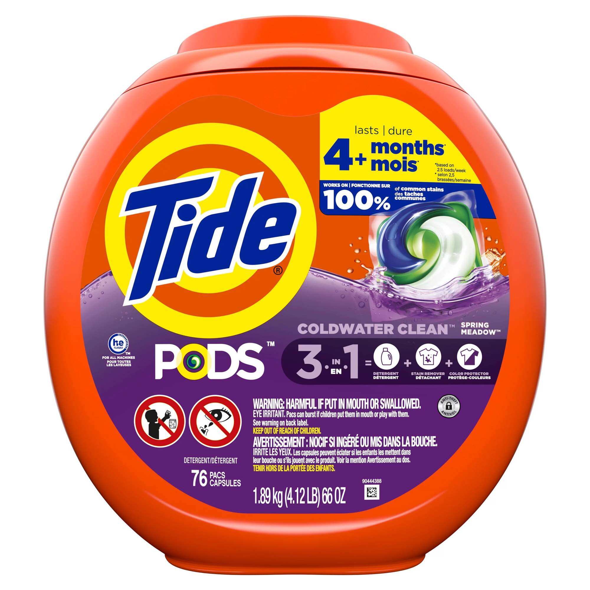 Tide🇺🇸PODS Laundry Detergent Soap PODS, High Efficiency (HE), Original ...