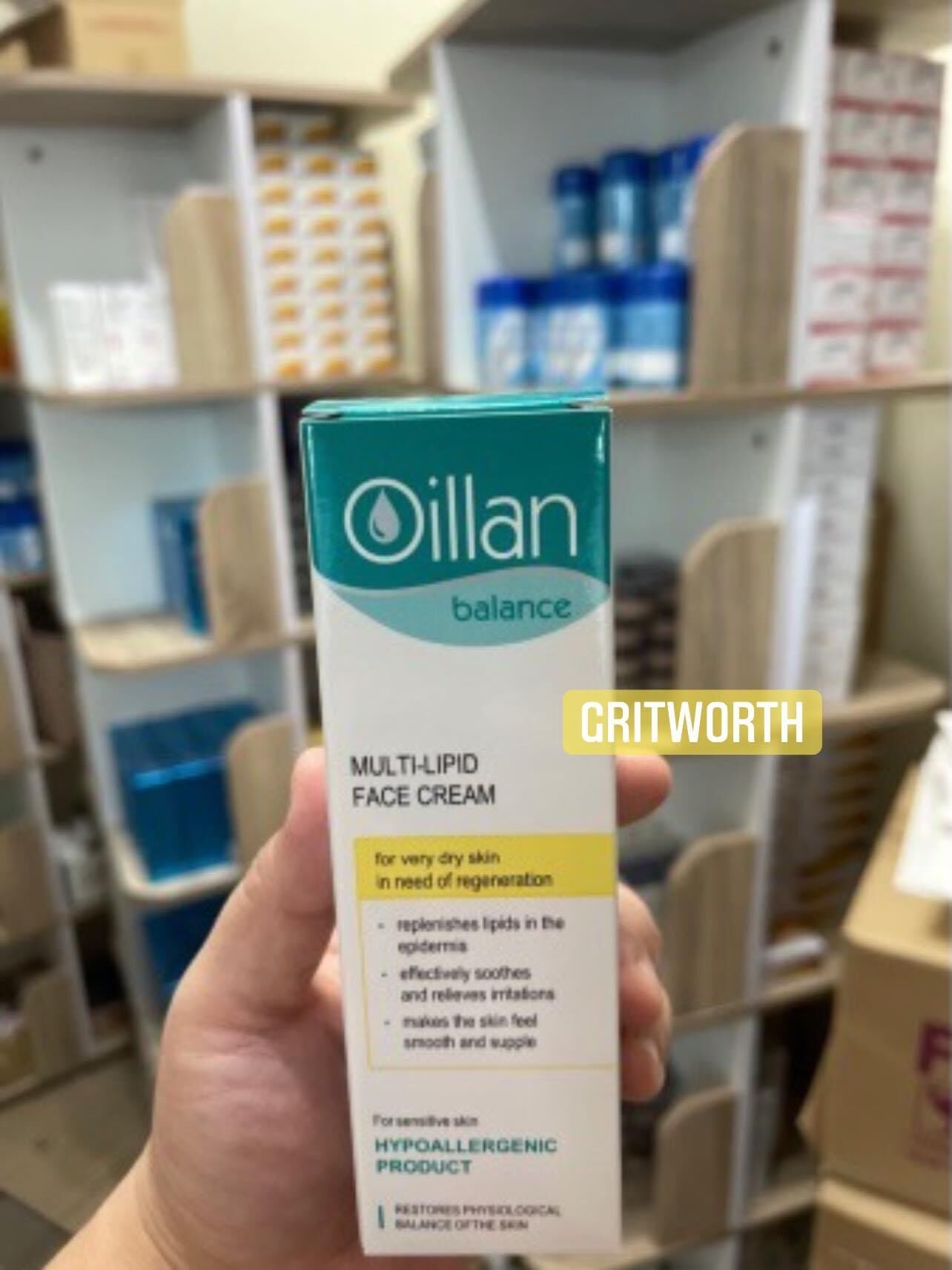 Oillan Multi-lipid Face Cream for Dry and Sensitive Skin | Lazada PH