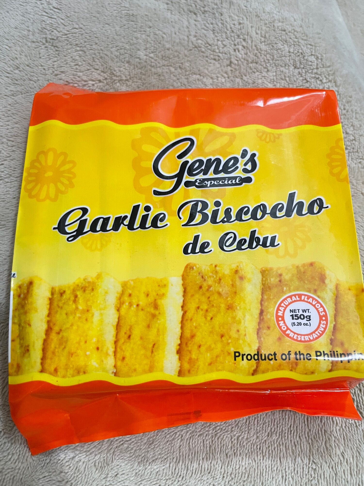Gene’s Garlic Biscocho de Cebu 150 grams | Lazada PH