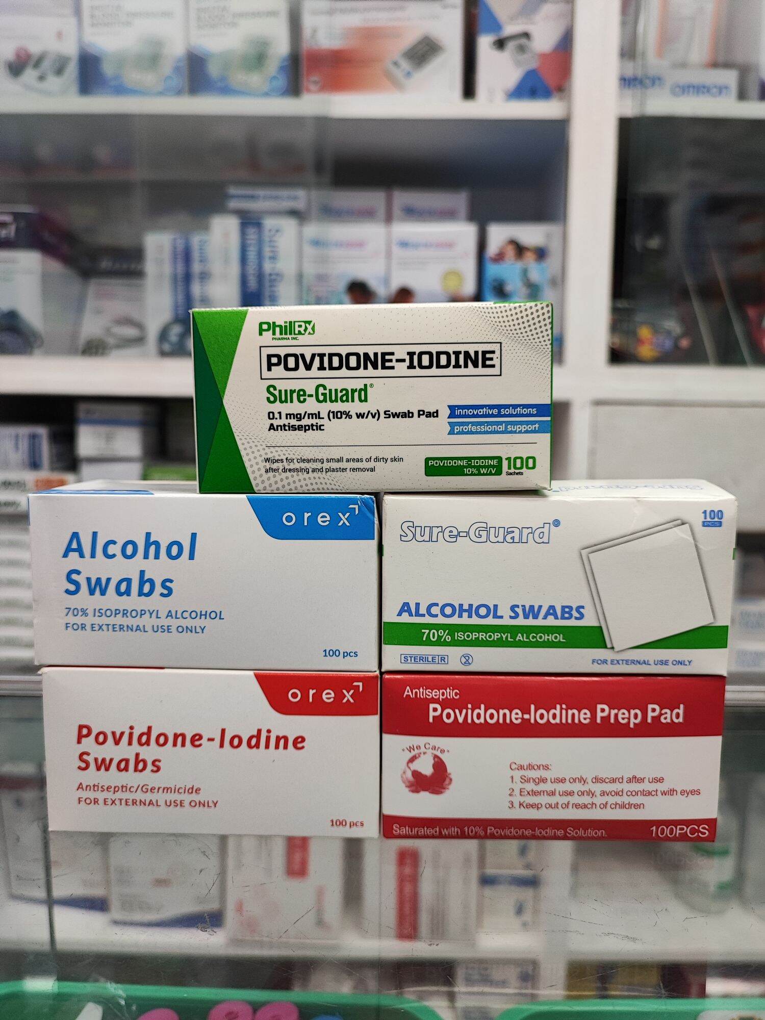 Povidone Iodine Prep Pad & Alcohol Swabs - Medical Povidone Iodine ...