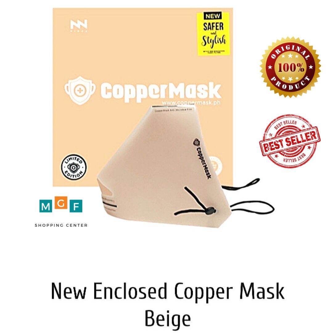 Original CopperMask V2.0 (New and Improved with Enclosed Filters and ...