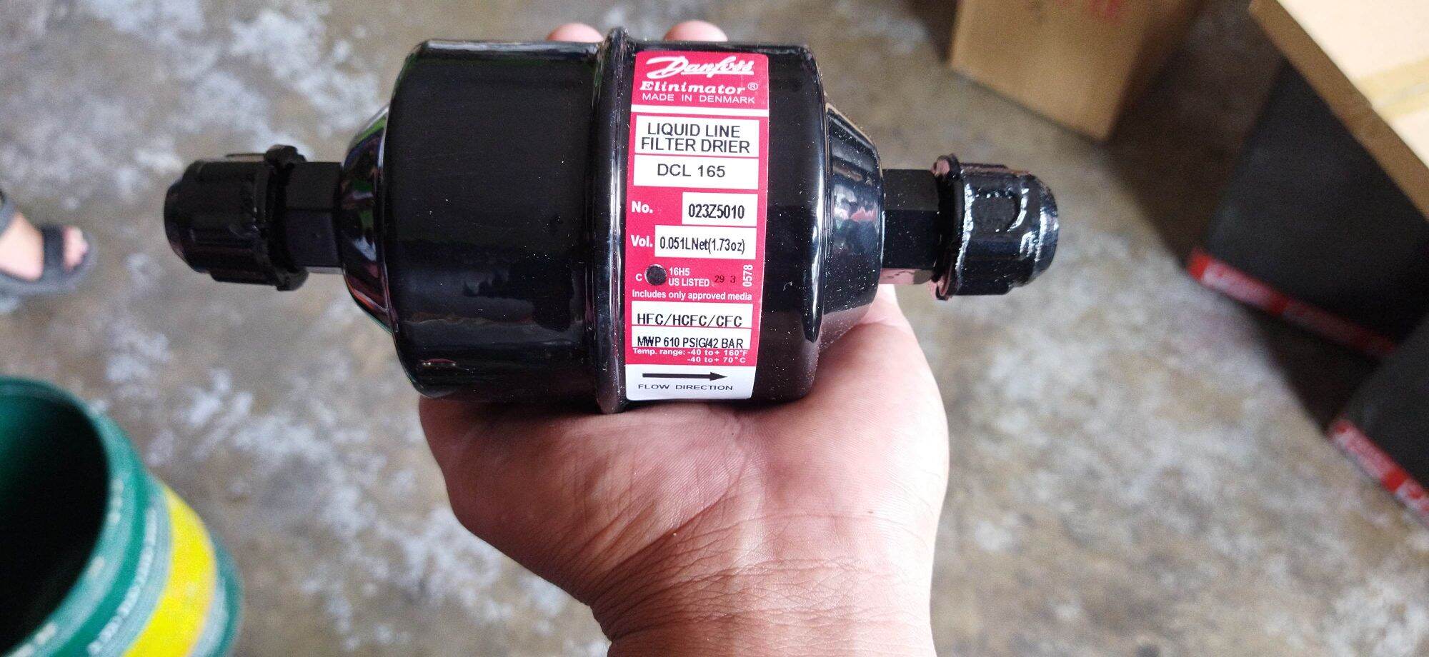 Liquid Line Filter Drier Danfoss brand size in:5/8 out:5/8 flare type ...