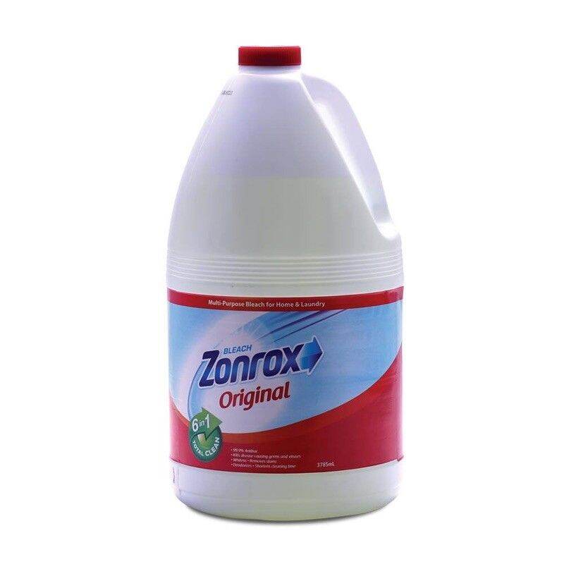 Zonrox Bleach Original Gallon Zonrox Bleach ColorSafe Gallon 3600ml ...