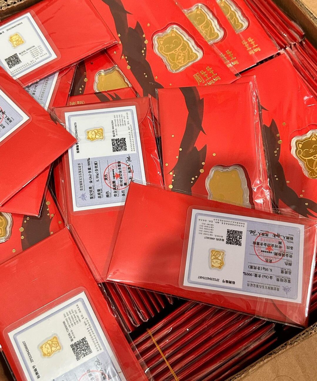 24K Gold Maneko-Neki Lucky Cat Sticker | Lazada PH