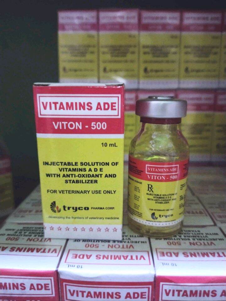 VATAMIN ADE VITON-500 Tryco /. 10ml For animals | Lazada PH